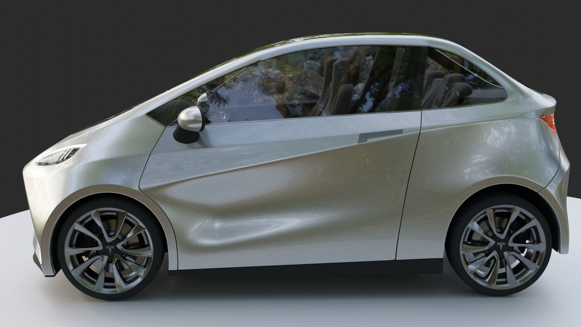 3D Tesla Mini Concept - TurboSquid 2032460