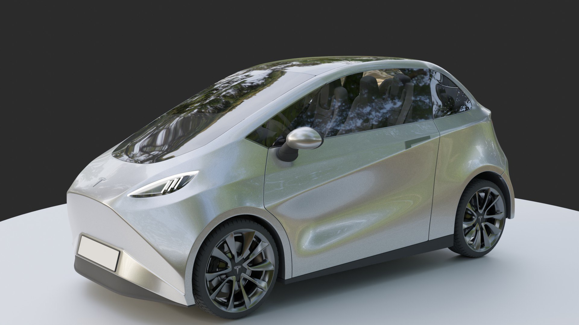 3D Tesla Mini Concept - TurboSquid 2032460