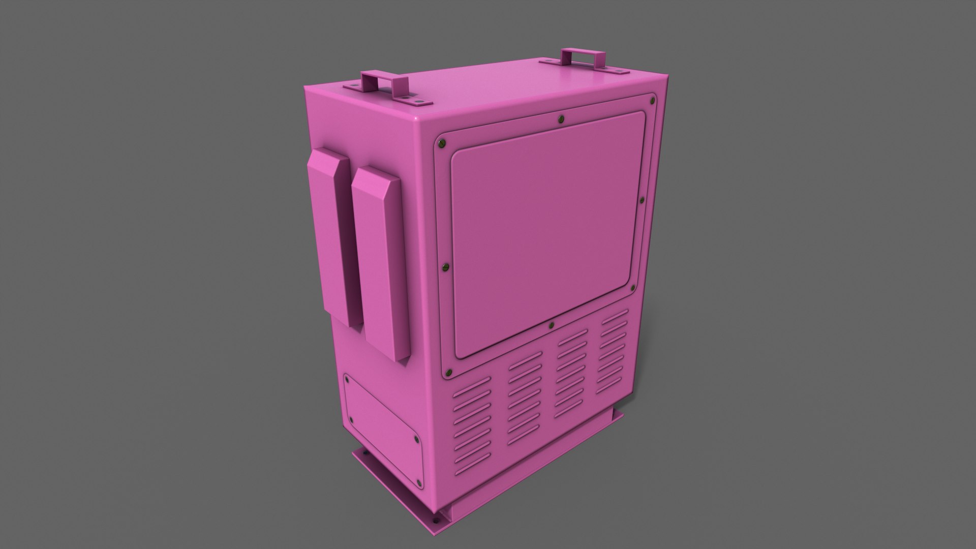 3D PBR Electric Box Pink V3 Model - TurboSquid 1779802