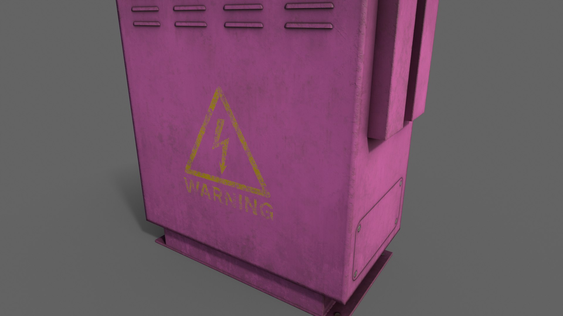 3D PBR Electric Box Pink V3 Model - TurboSquid 1779802