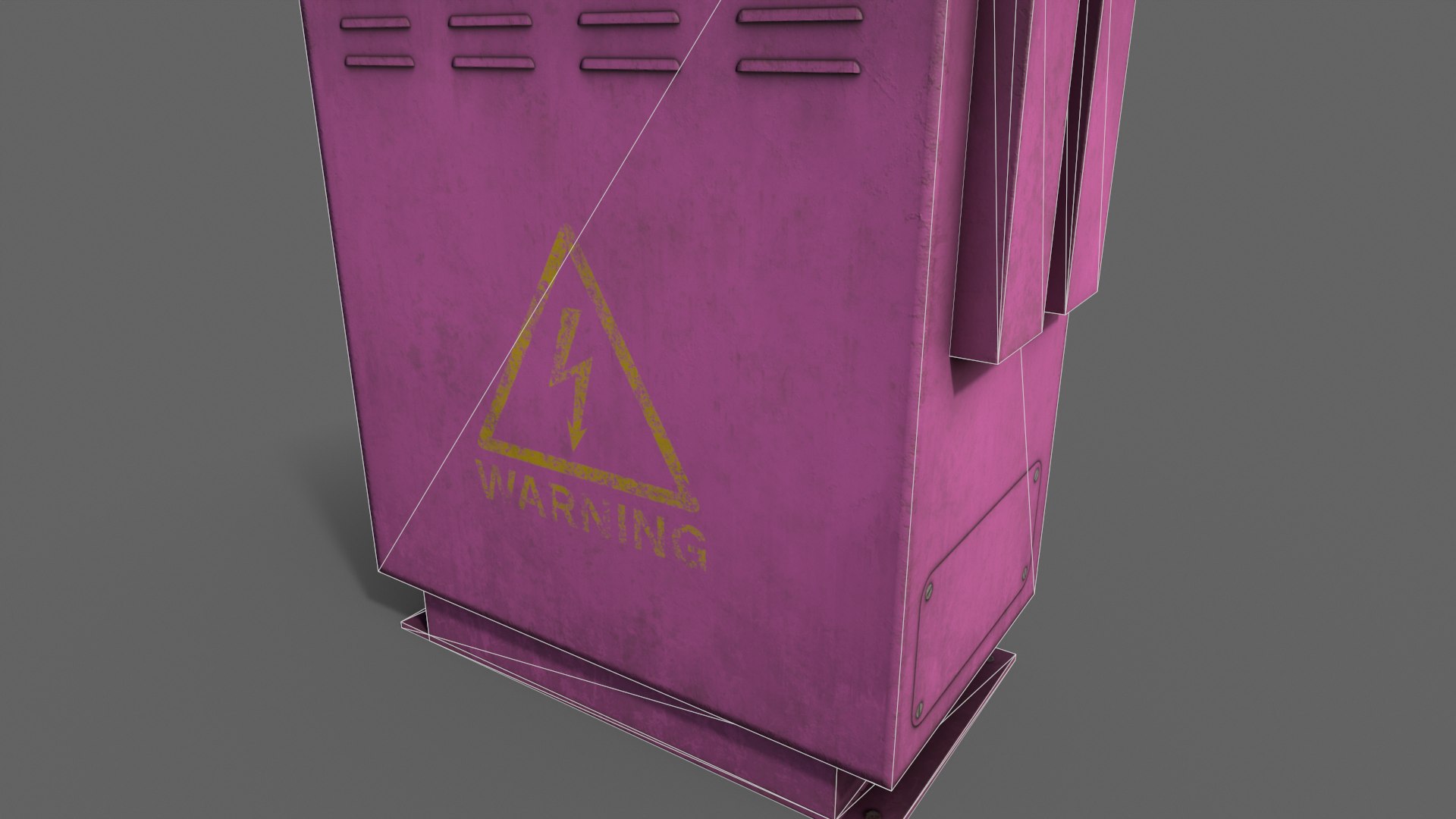 3D PBR Electric Box Pink V3 Model - TurboSquid 1779802