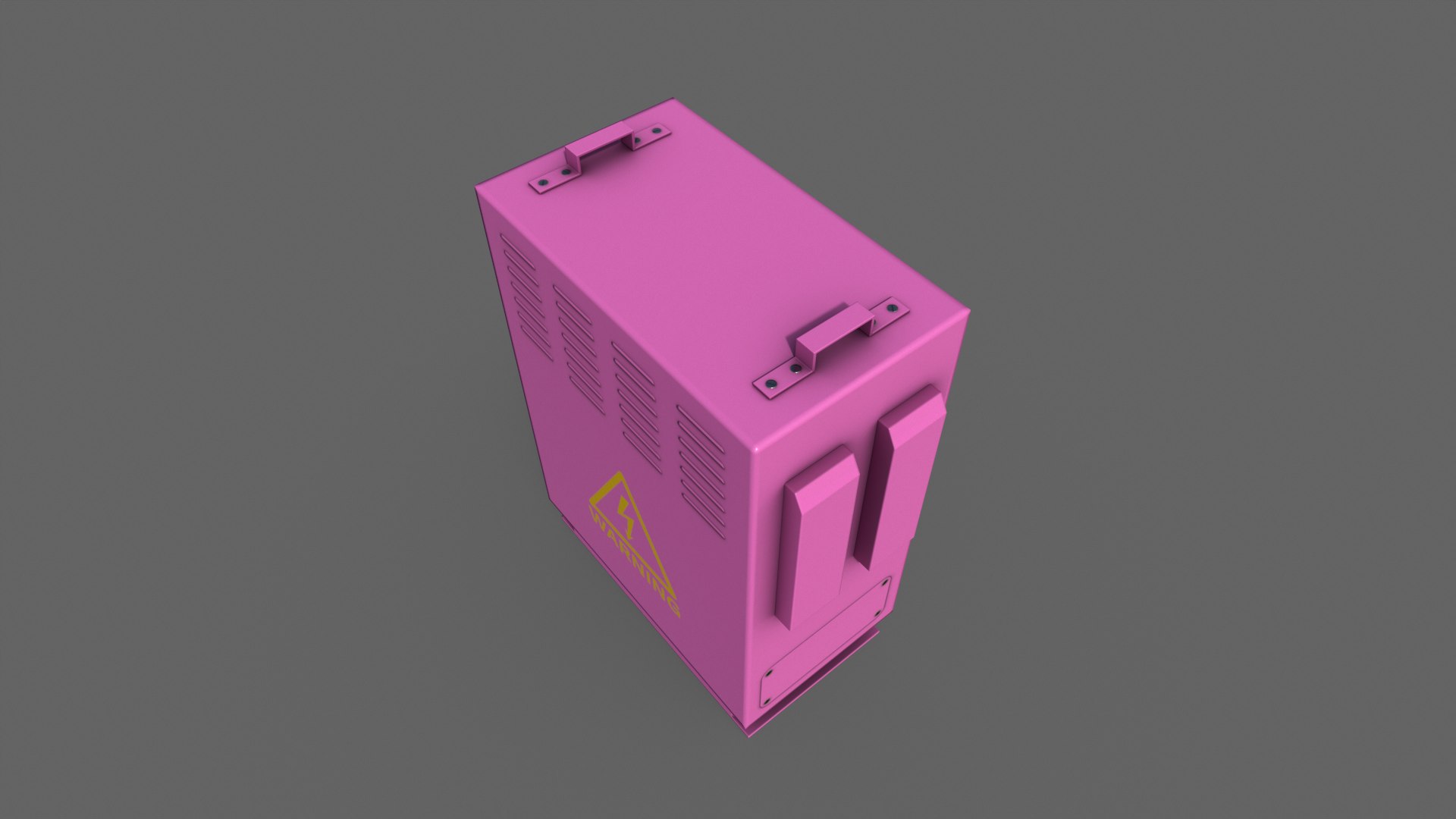 3D PBR Electric Box Pink V3 Model - TurboSquid 1779802