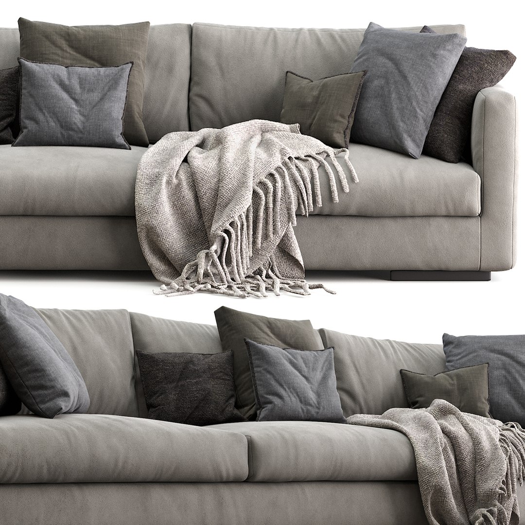 Flexform sofa magnum model - TurboSquid 1567622