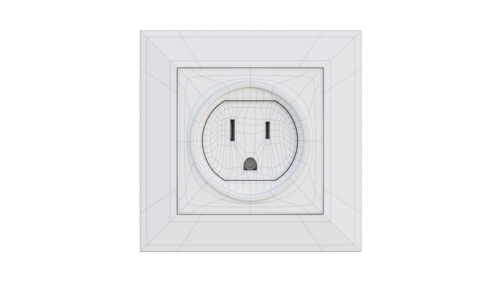 Single Socket Type B 3D Model - TurboSquid 2190826