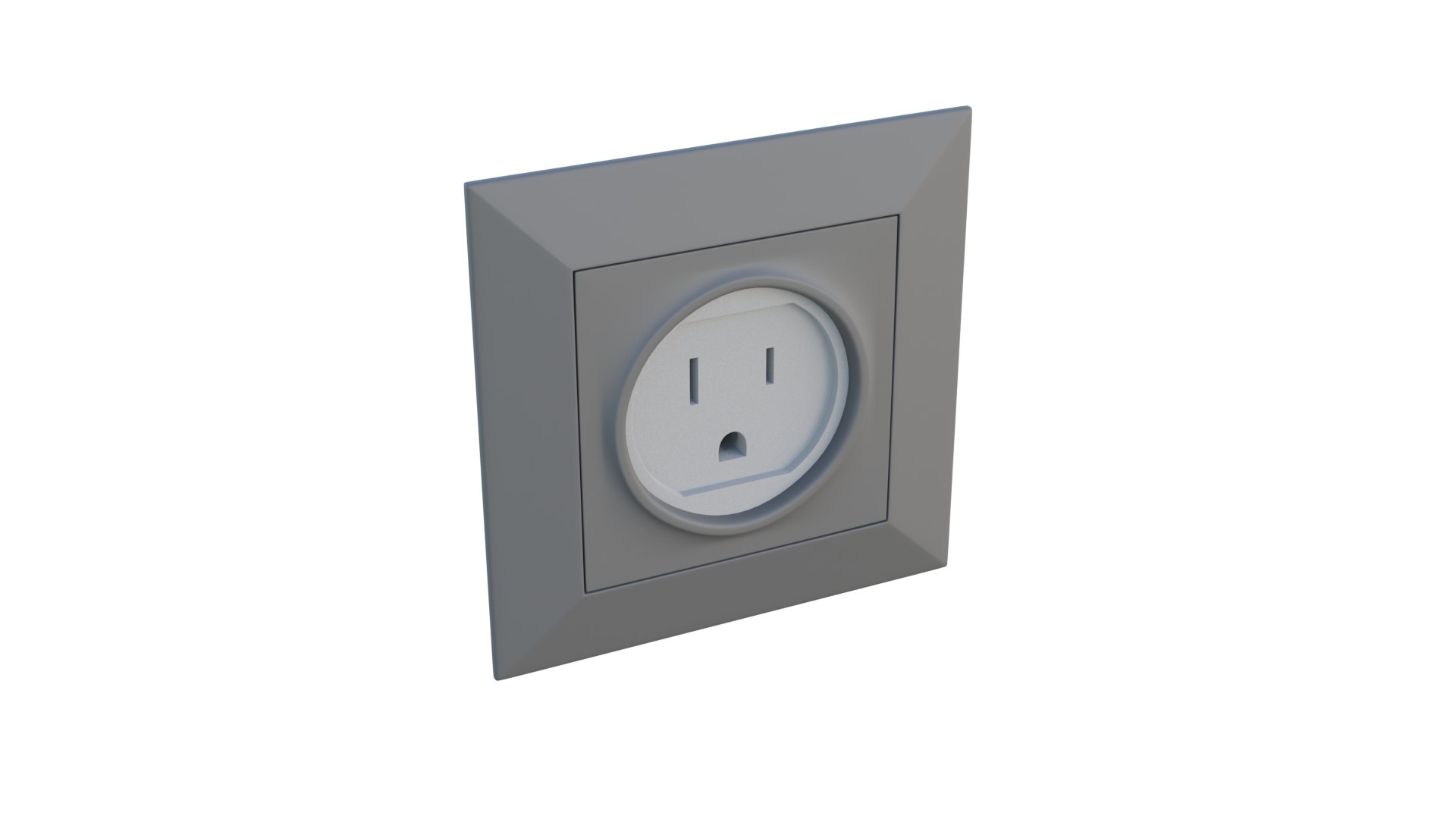 Single Socket Type B 3D Model - TurboSquid 2190826