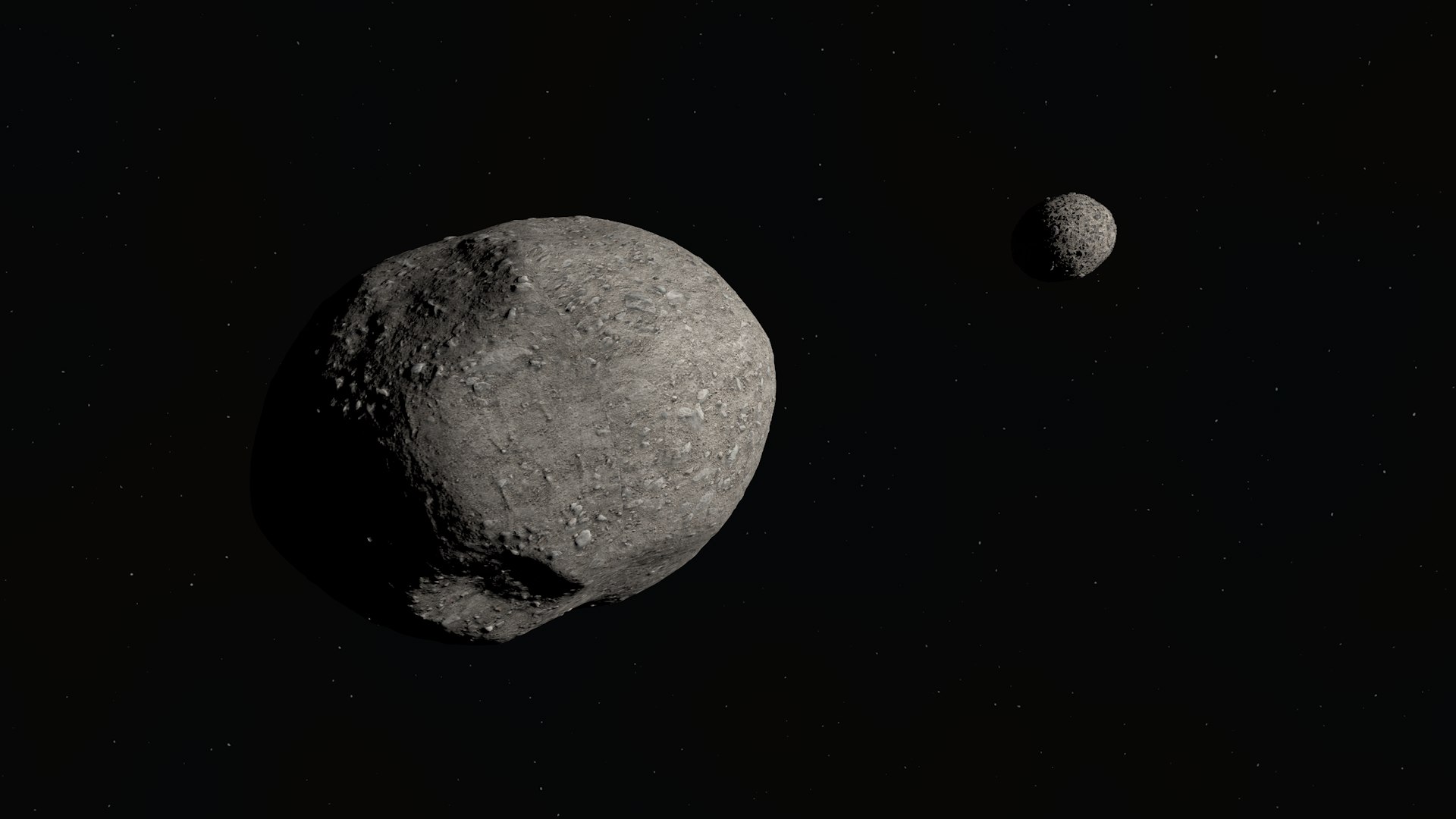 Asteroid Didymos Dimorphos 3D - TurboSquid 1977194