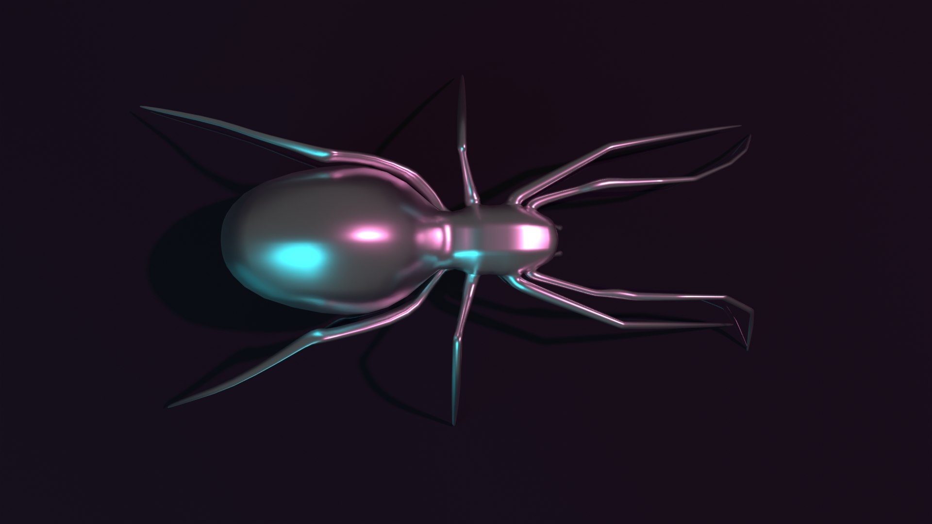 Metallic Spider Model - TurboSquid 1816518
