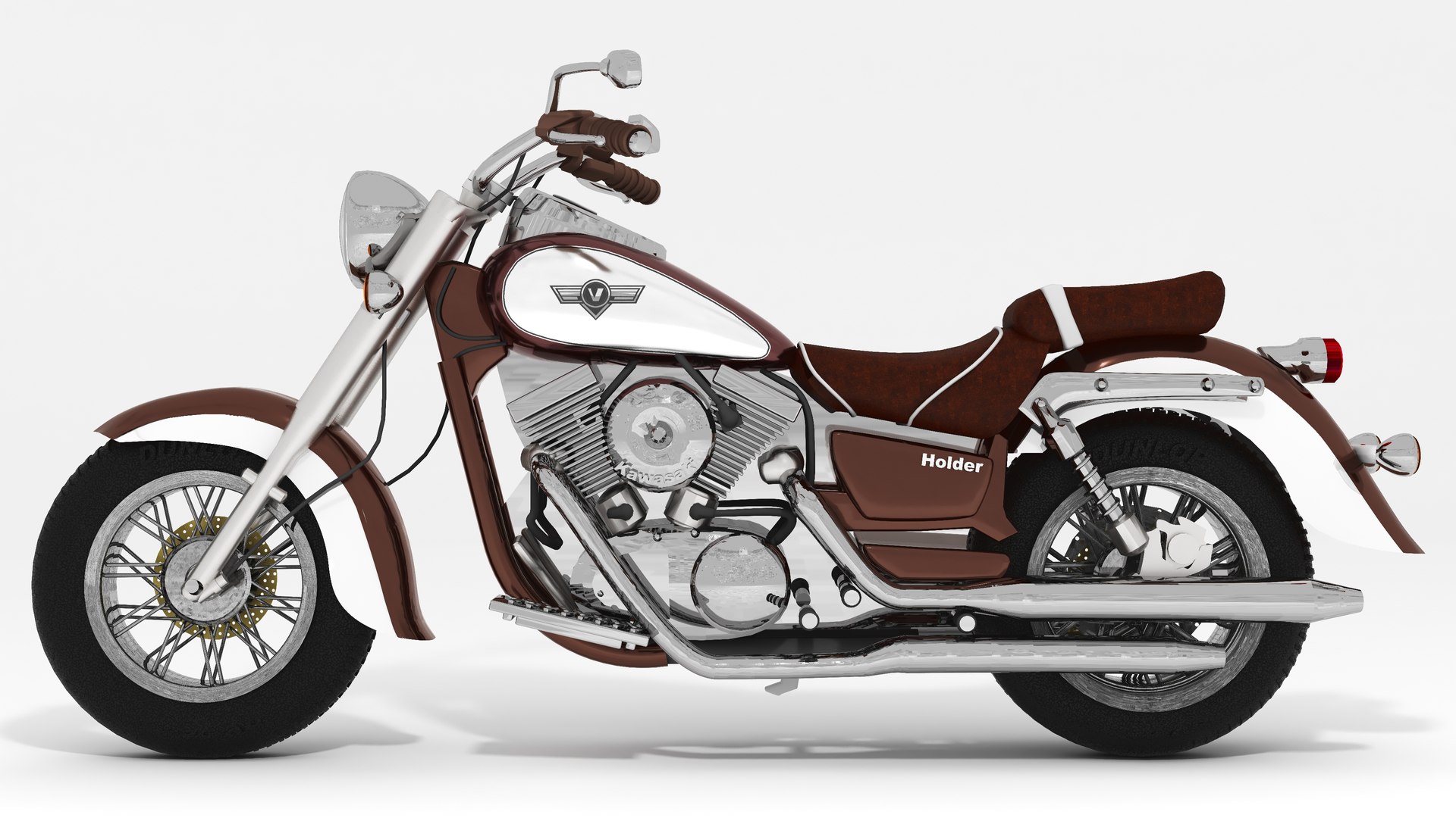 Chopper Biker 5 3D Model - TurboSquid 1989983