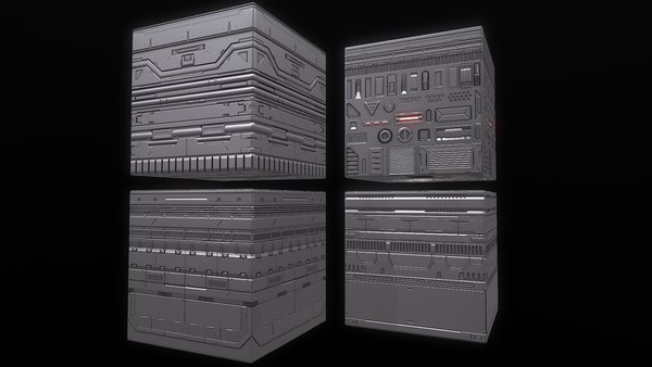 free greeble 3d model
