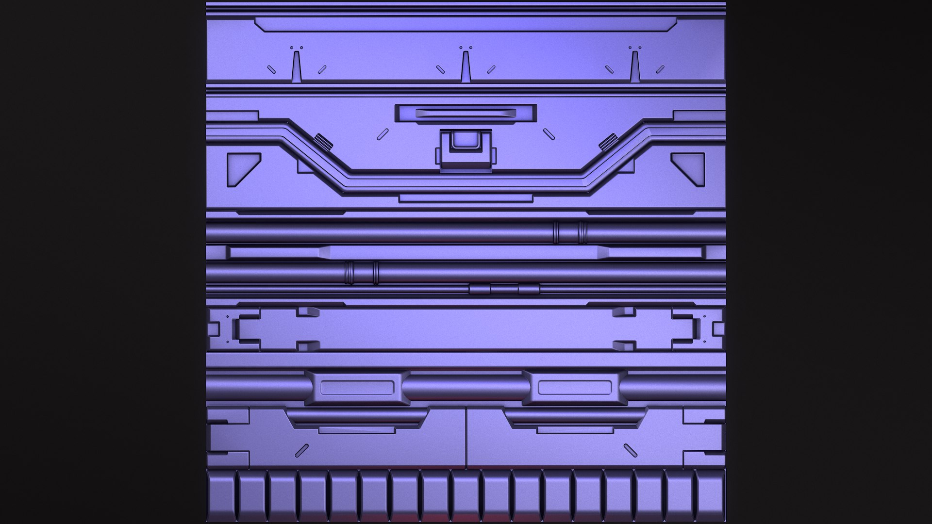 3D Sci-fi Trim Sheet - TurboSquid 1423518