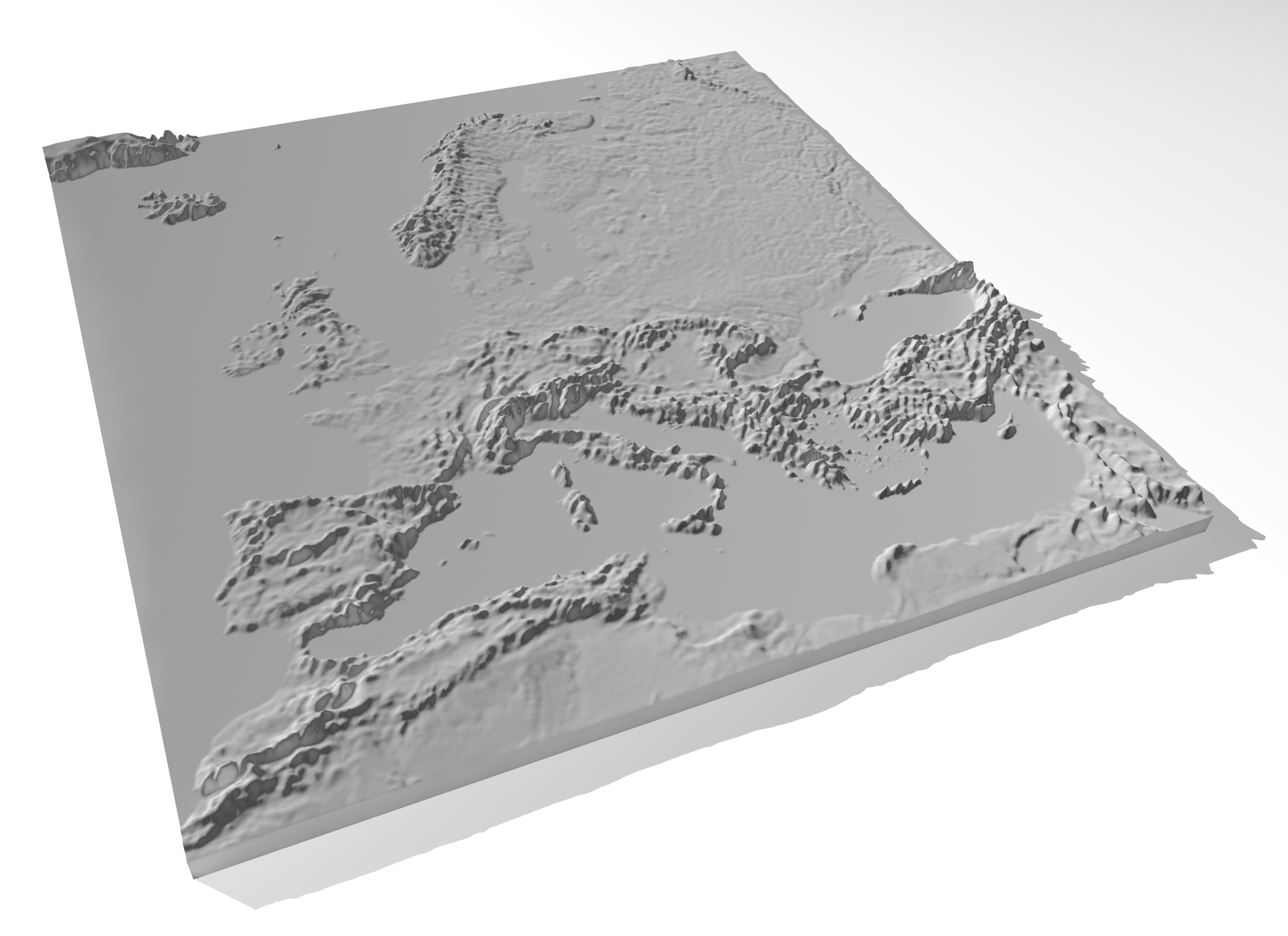 relief europe 3d max