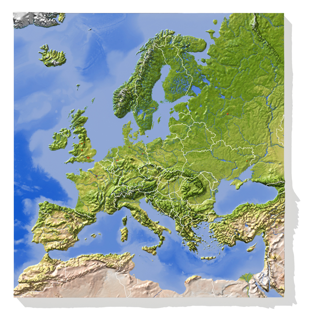 relief europe 3d max
