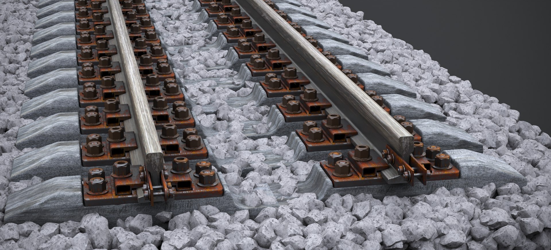 3D Model HO SCALE 9 INCH STRAIGHT TRACK 2024 - TurboSquid 2239889