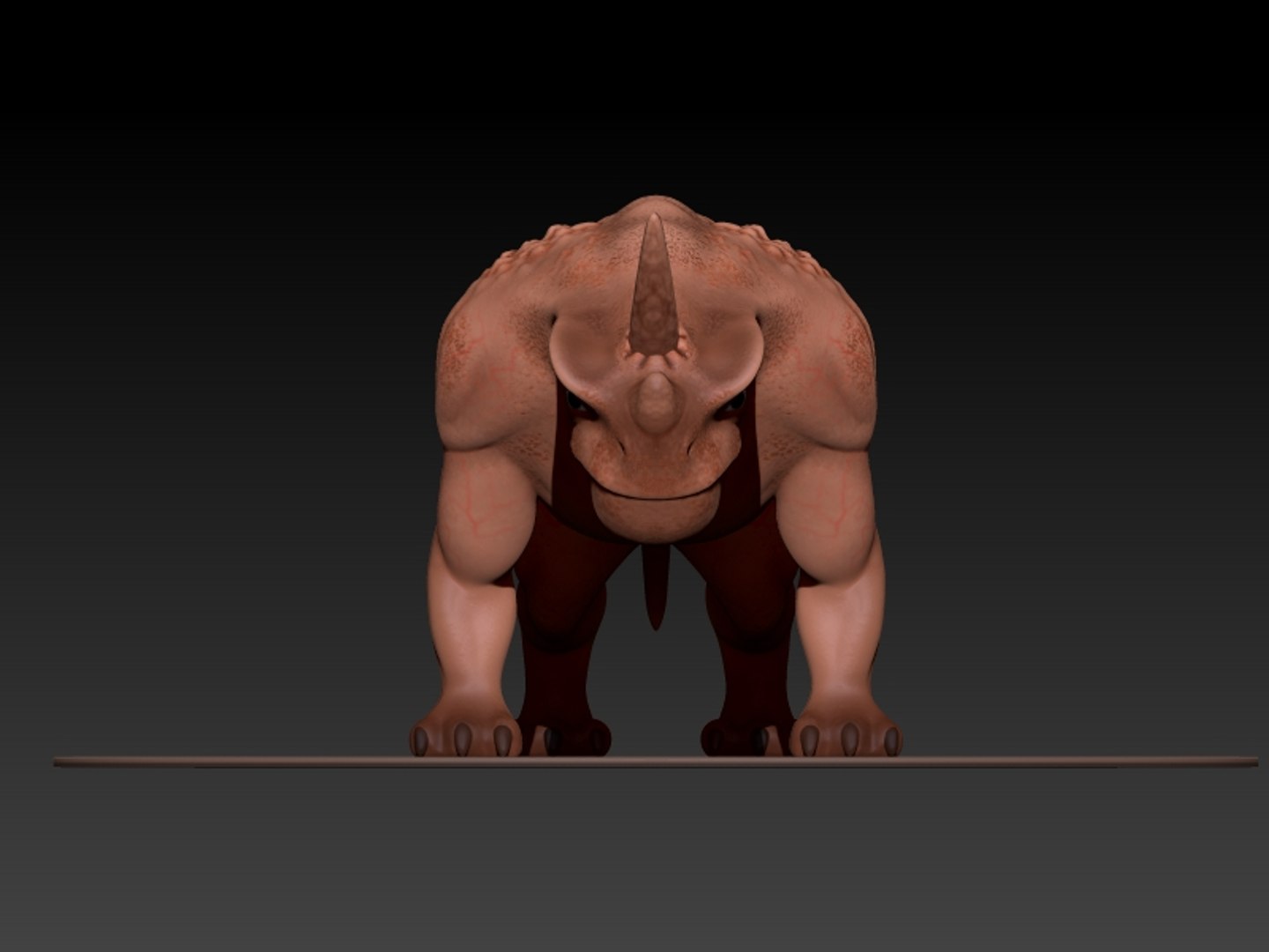 3d Model Rhino Monster Printable