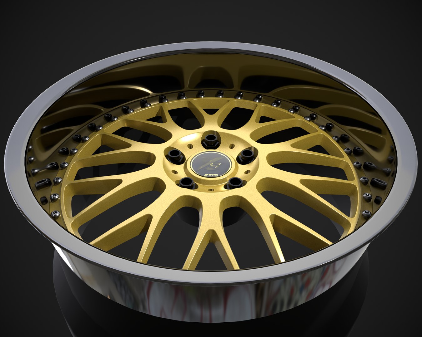 3D Rim Vs Work Wheels - TurboSquid 1539435