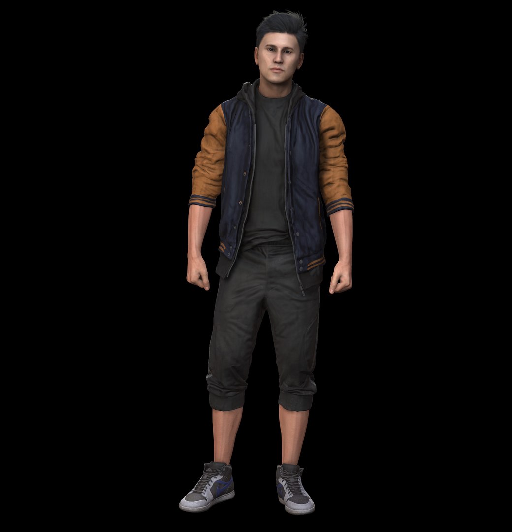 Athlete Jock PBR Game Ready 3D model - TurboSquid 2095729