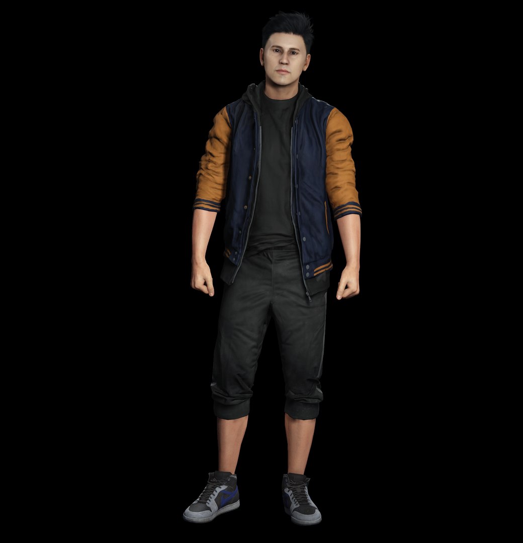 Athlete Jock PBR Game Ready 3D model - TurboSquid 2095729