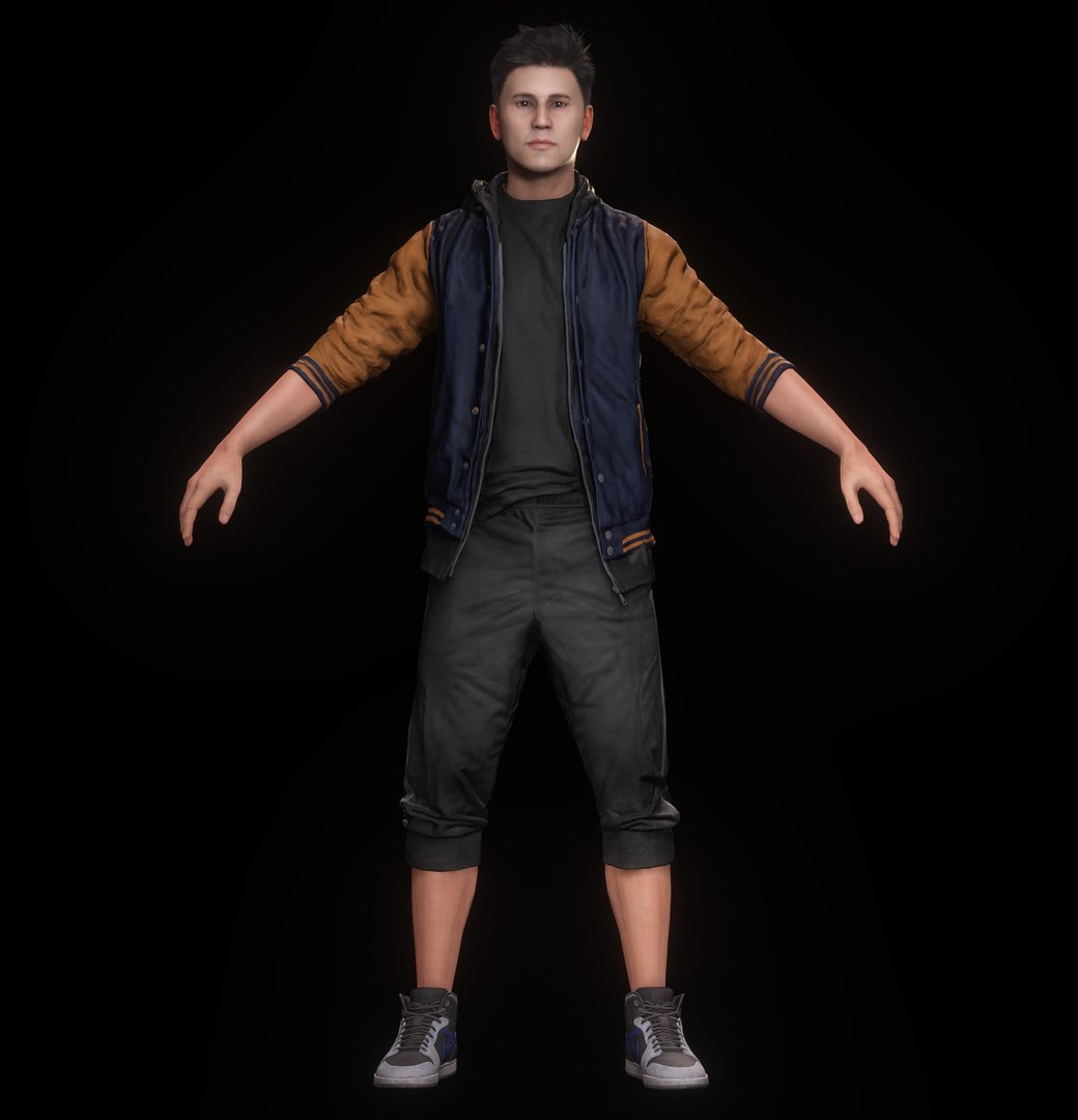 Athlete Jock PBR Game Ready 3D model - TurboSquid 2095729