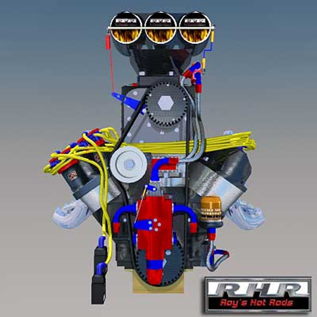 3d Model Of Fuel Motor