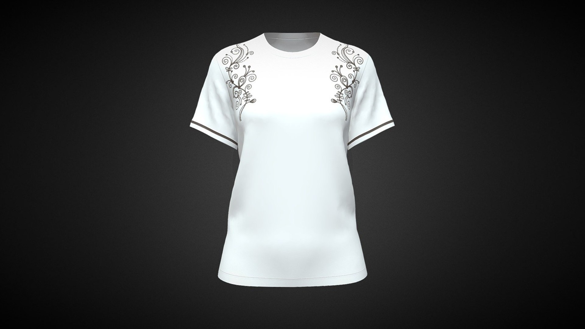 Ladies White Tops V2 In Low Poly 3D Model - TurboSquid 2373303