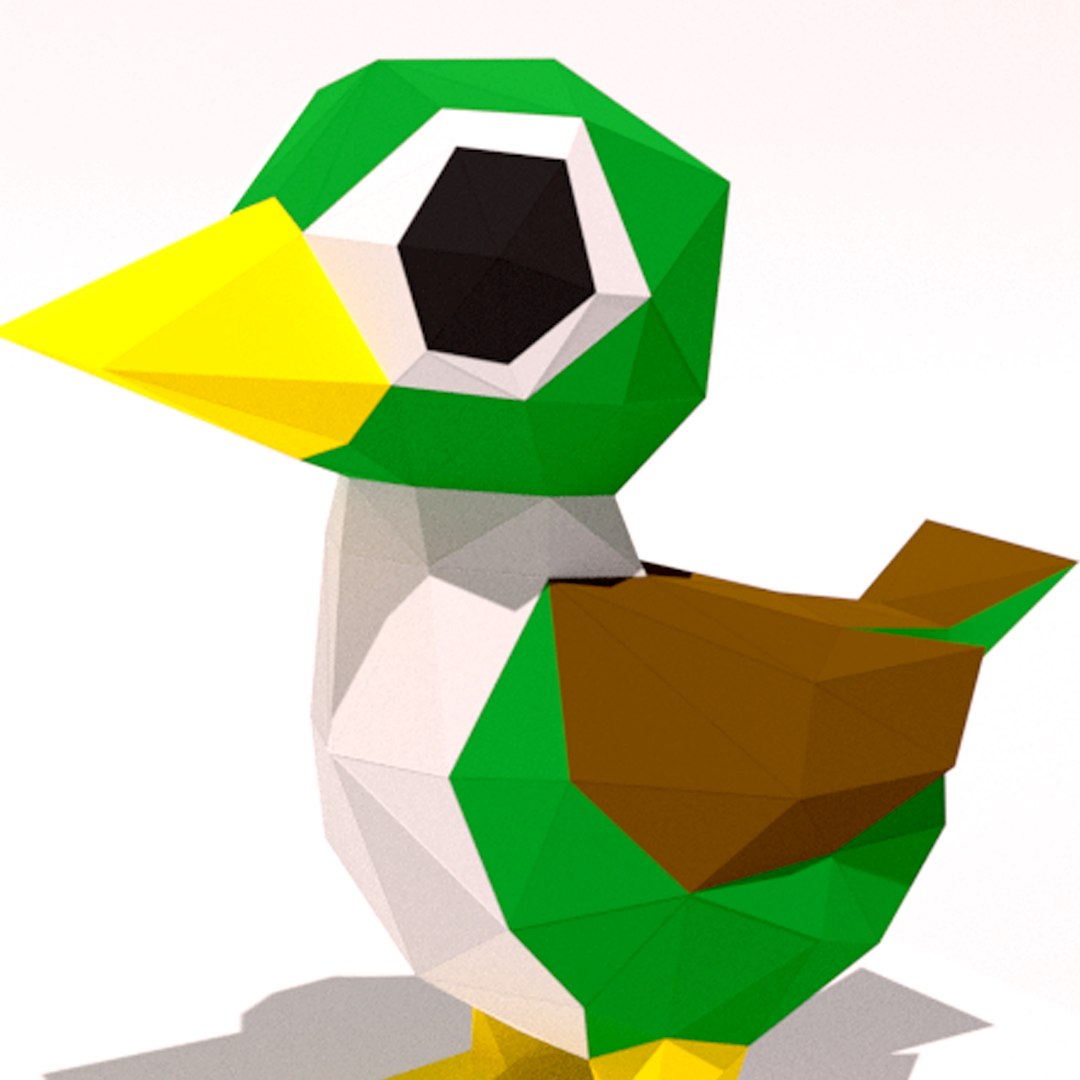 DUCK PAPERCRAFT 3D Model - TurboSquid 1852137