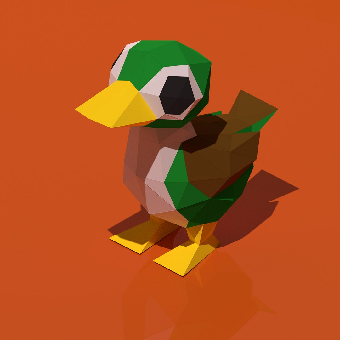 DUCK PAPERCRAFT 3D Model - TurboSquid 1852137