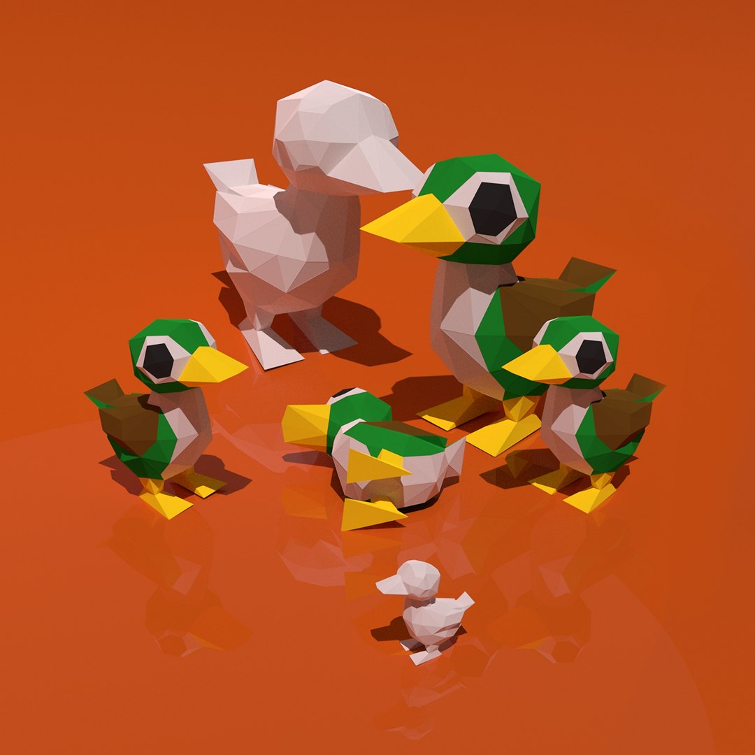 DUCK PAPERCRAFT 3D Model - TurboSquid 1852137
