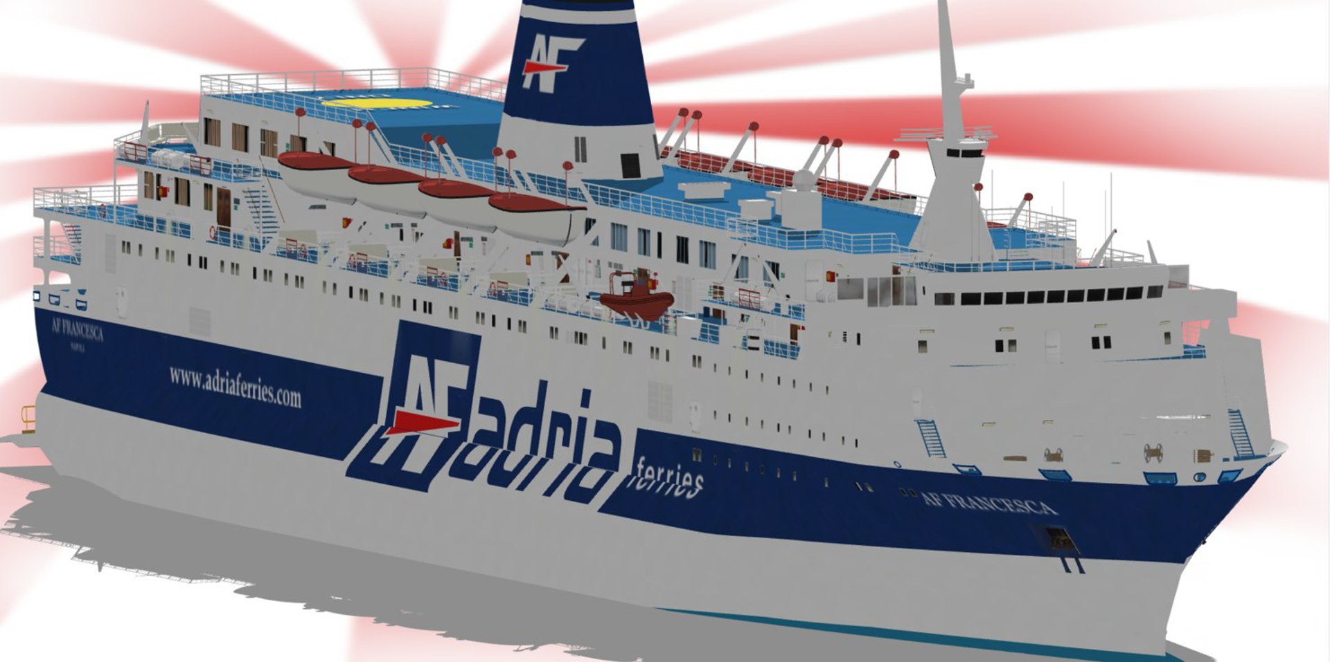 3D Ferries Af Francesca - TurboSquid 1321033
