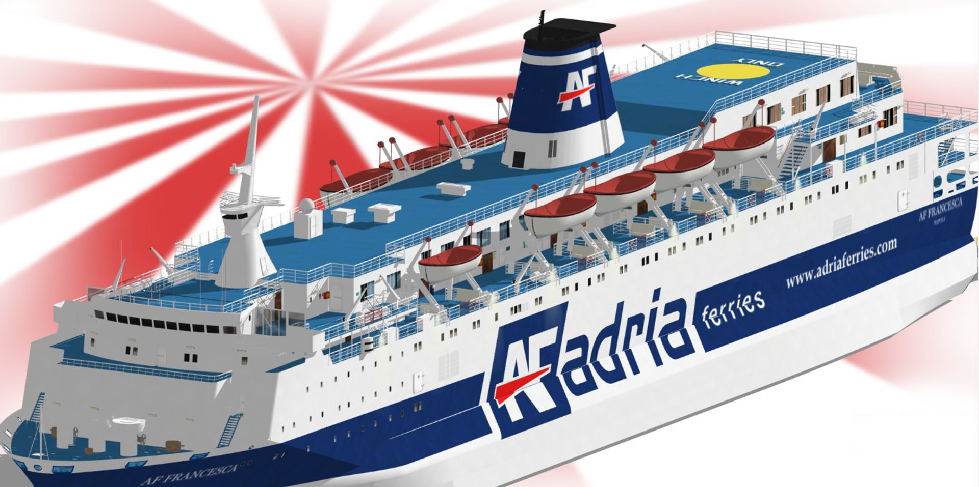 3D Ferries Af Francesca - TurboSquid 1321033