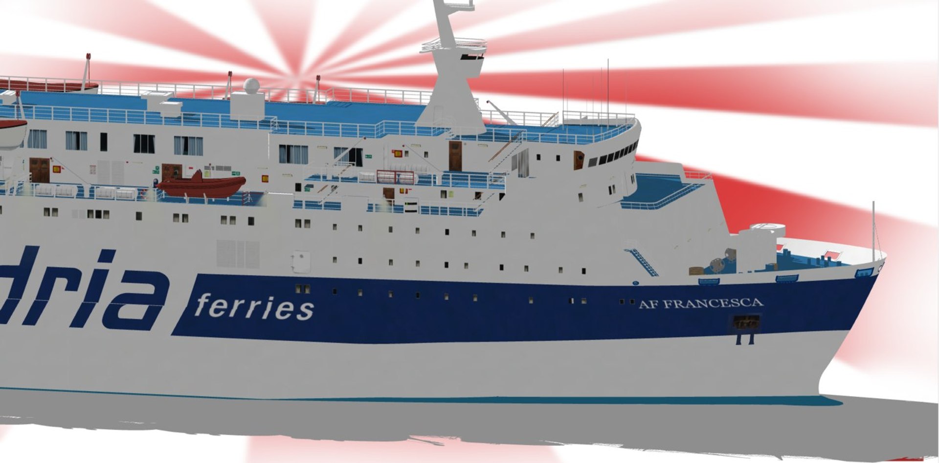 3D Ferries Af Francesca - TurboSquid 1321033