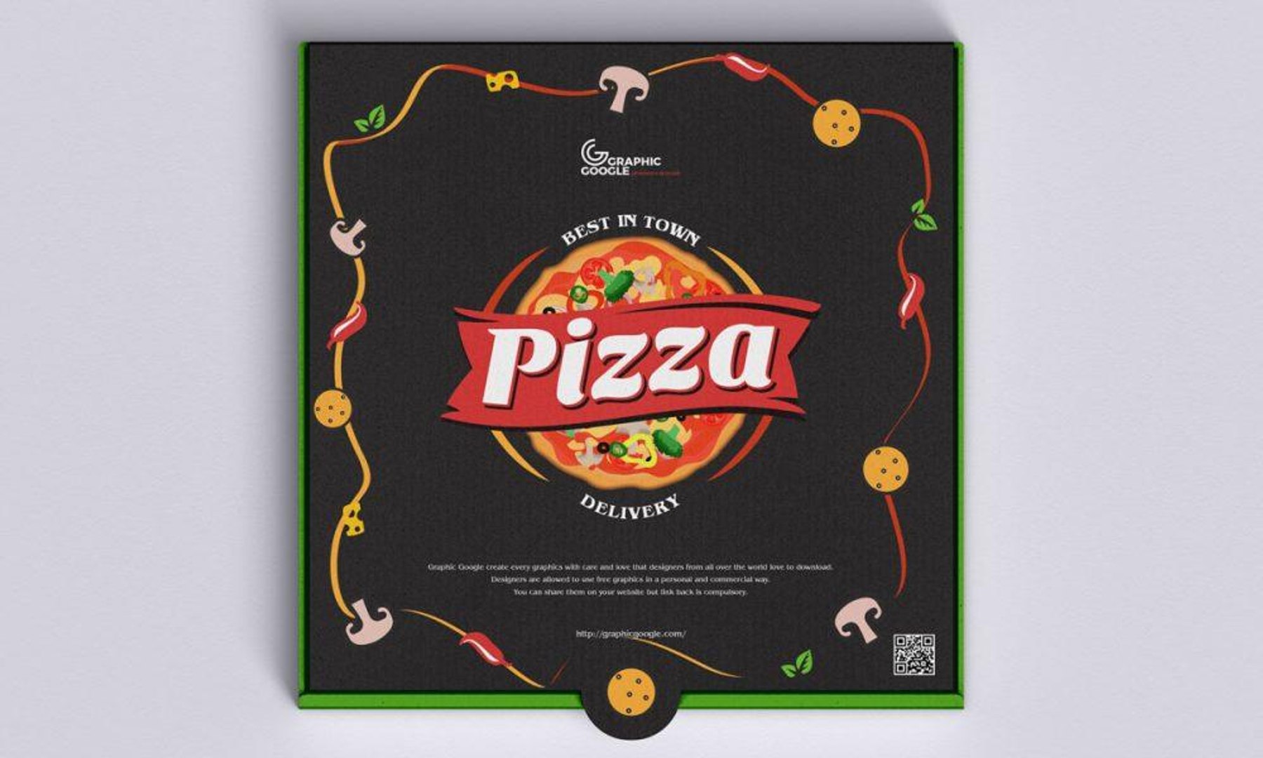Pizza Box 3D Model - TurboSquid 2002168