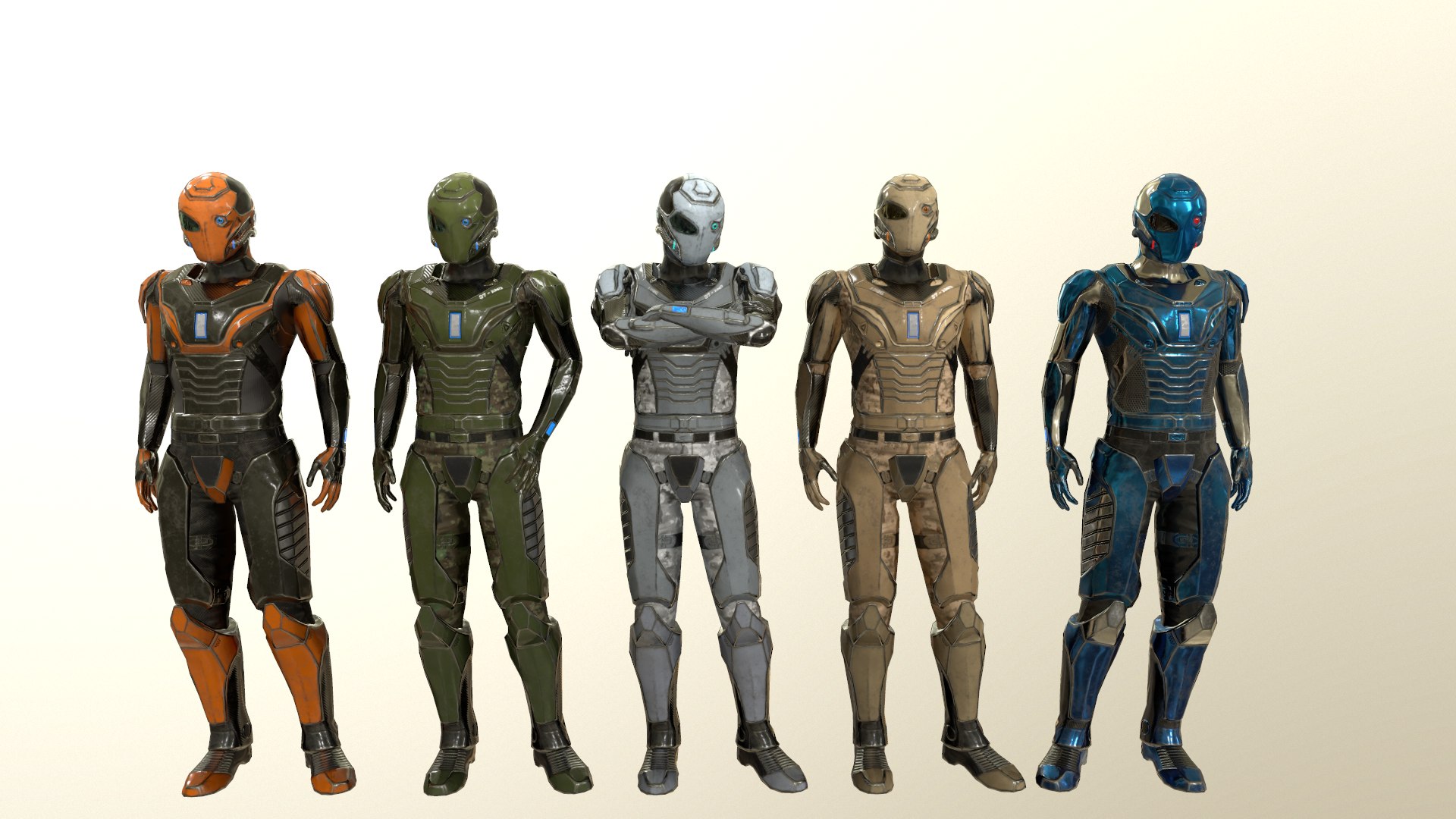 Armored Soldier 3D Model - TurboSquid 1885634