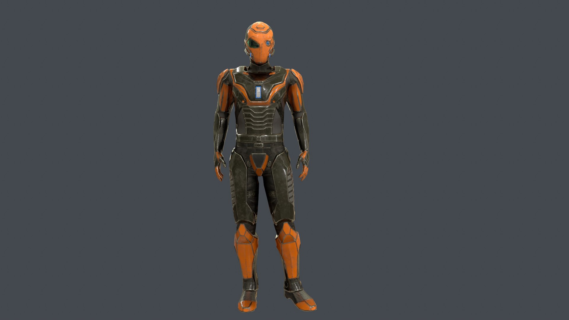 Armored Soldier 3D Model - TurboSquid 1885634