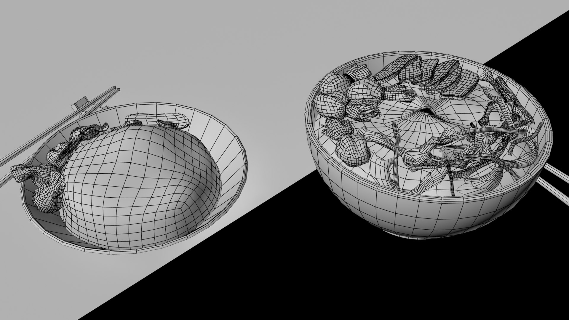 Wanton Noodle 3D Model - TurboSquid 1925776