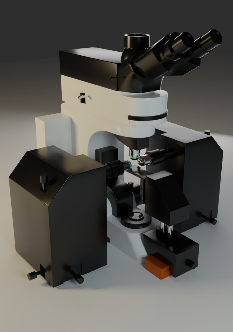 Fluorescence Microscope 3D Model - TurboSquid 1610738