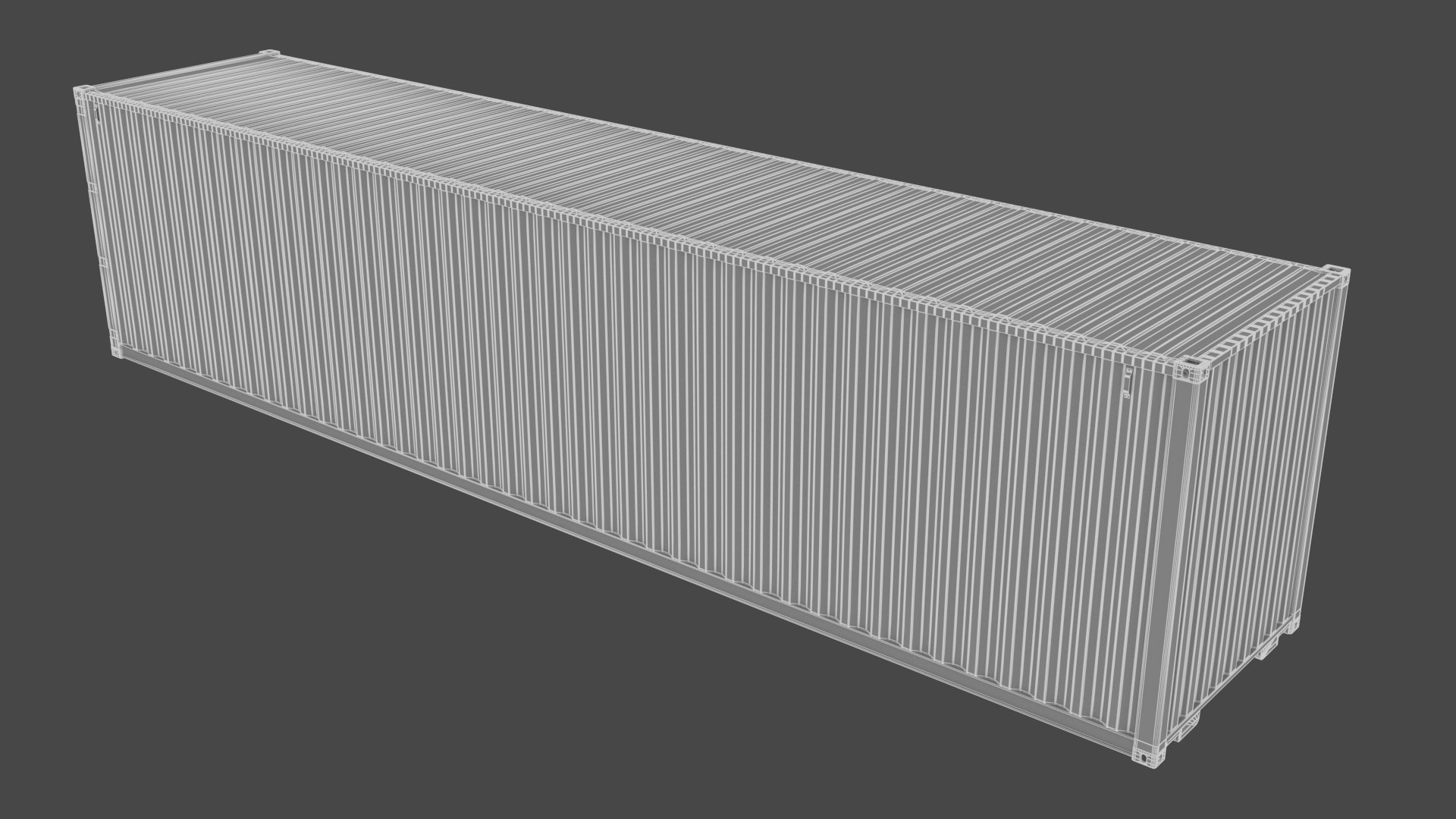 3D Cube 40ft Shipping Container Model - TurboSquid 1541493