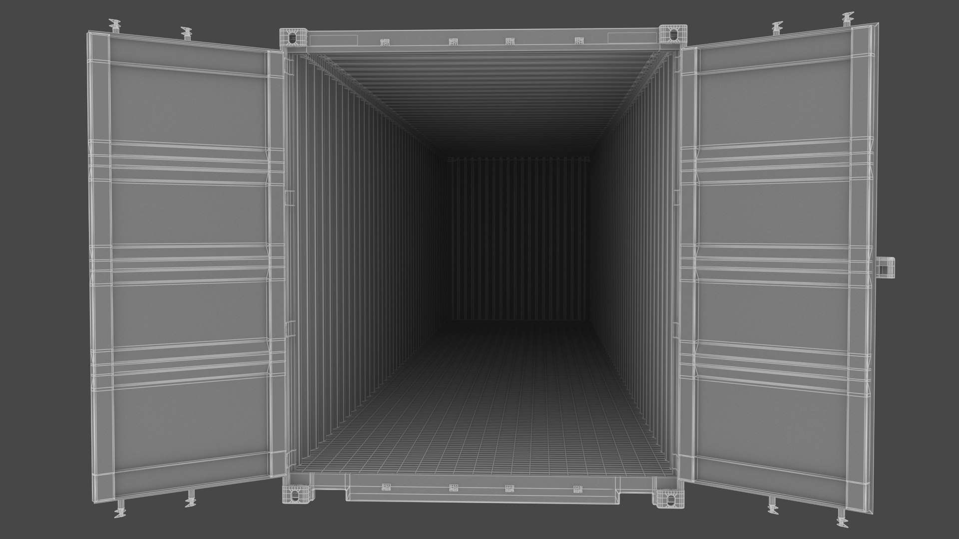 3D Cube 40ft Shipping Container Model - TurboSquid 1541493