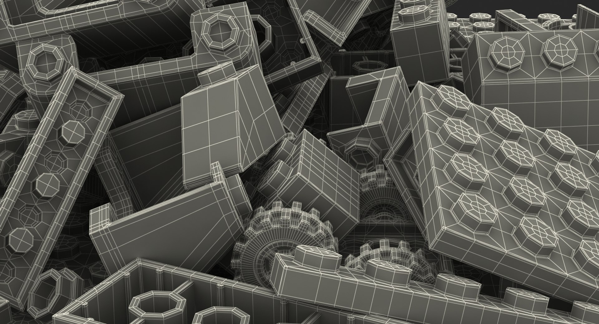 3D random lego bricks - TurboSquid 1313942