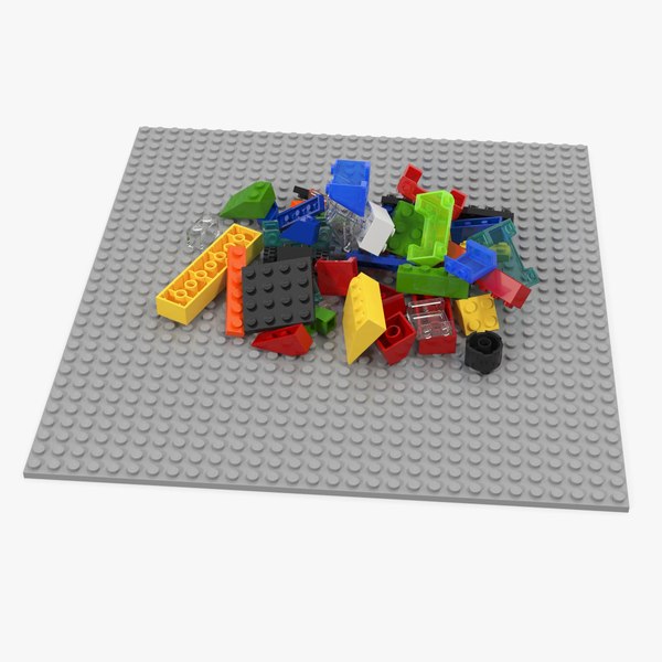 3d lego bricks model