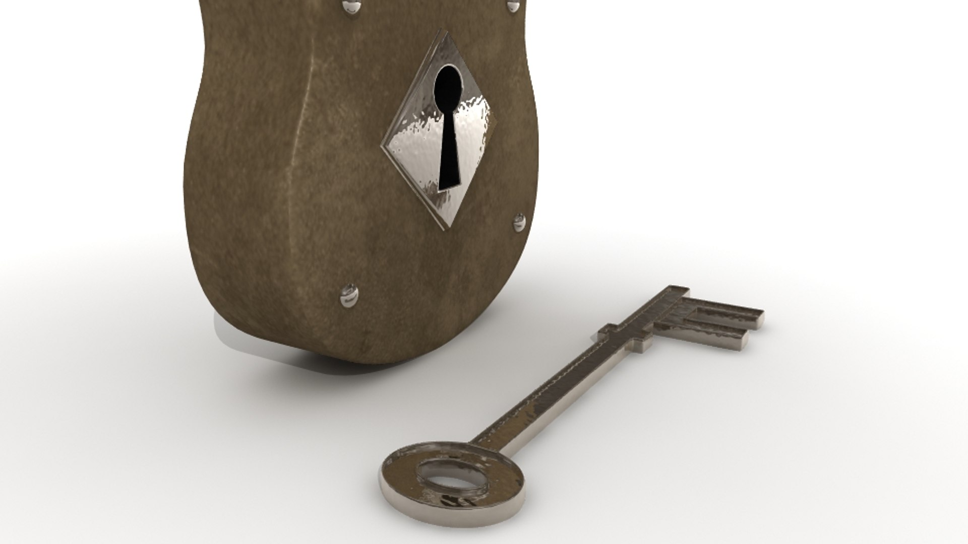 3d Model Key Lock