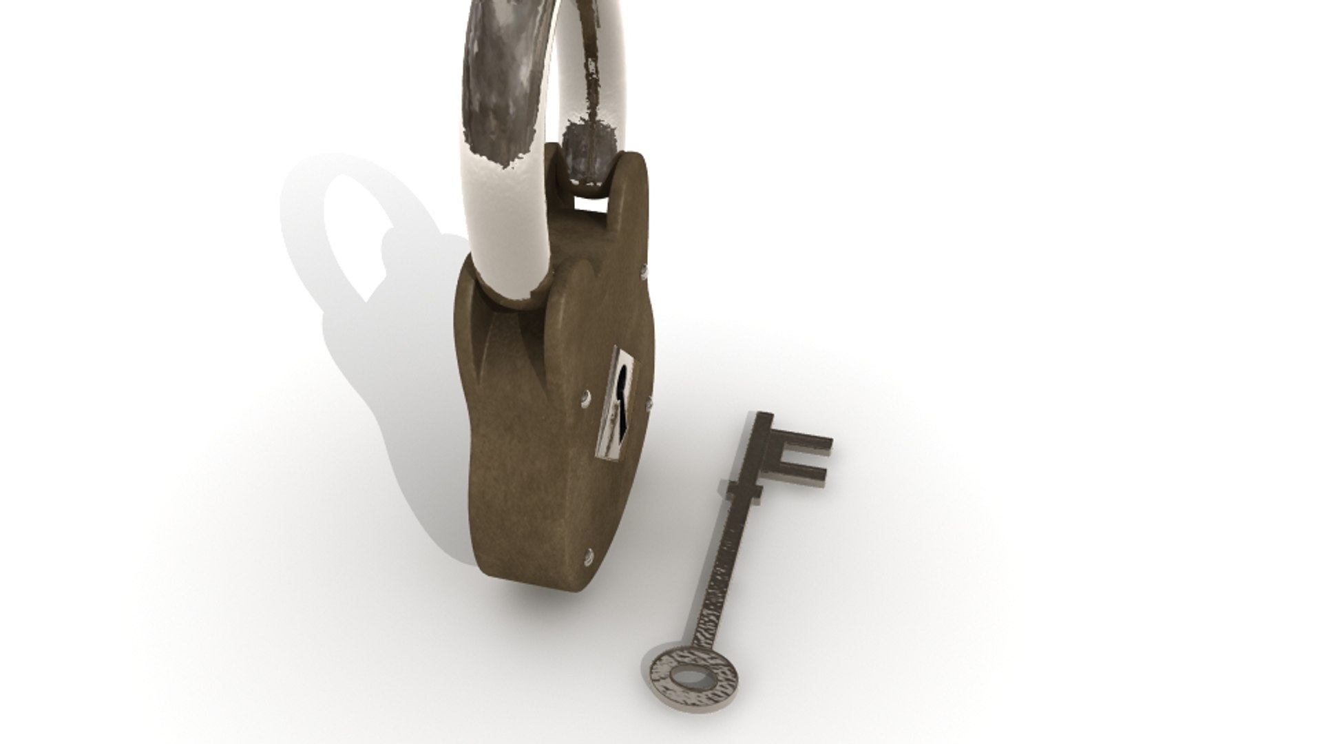 3d Model Key Lock
