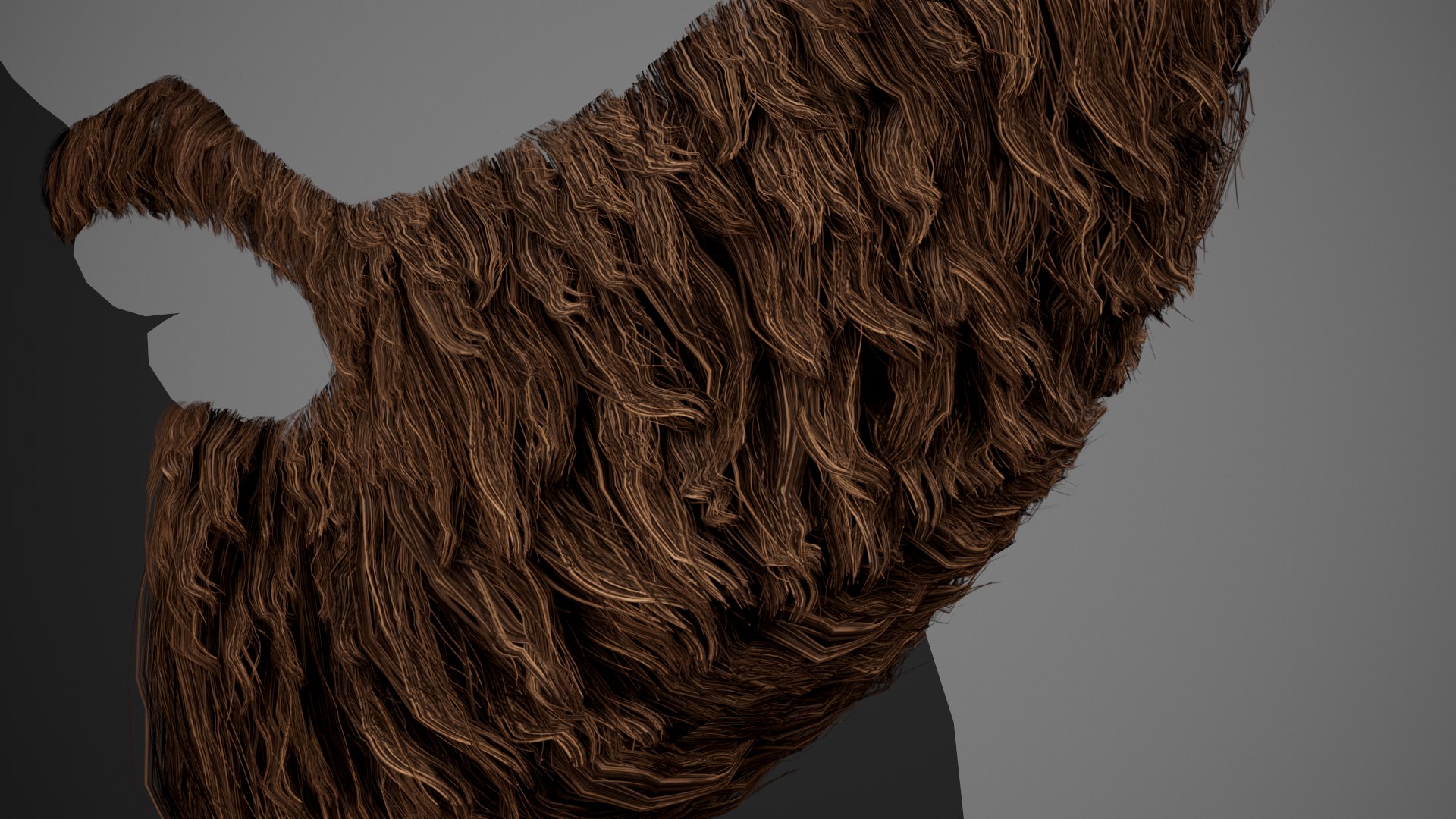 3D Facial Hair Cards Style 1 - Full Beard 1 Model - TurboSquid 1983504