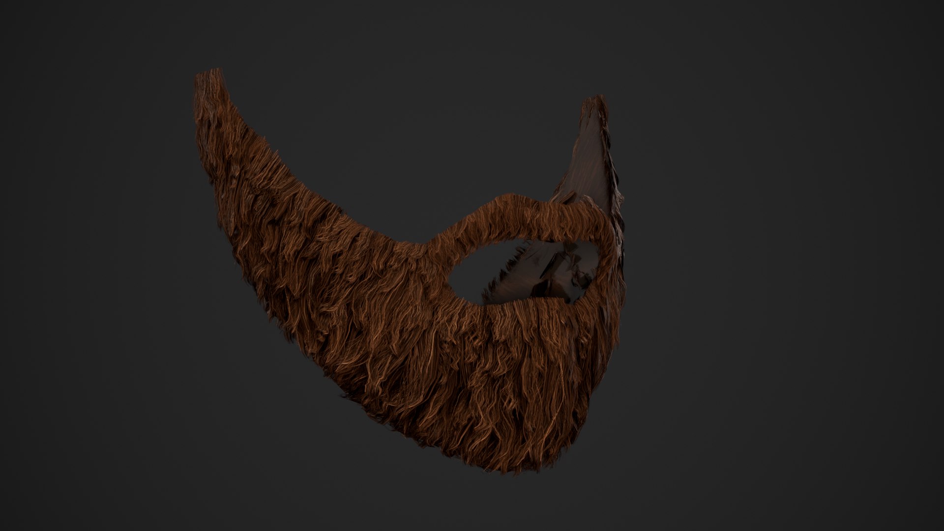 3D Facial Hair Cards Style 1 - Full Beard 1 model - TurboSquid 1983504