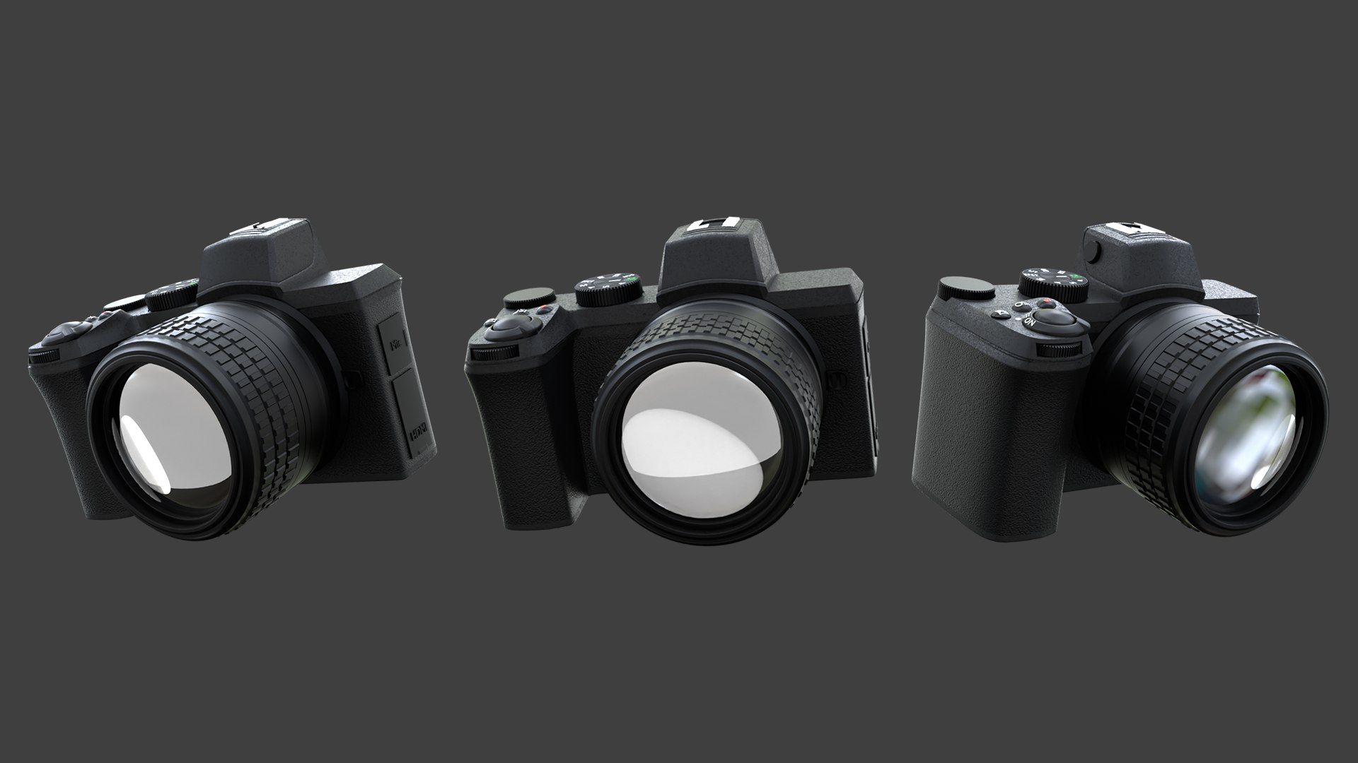 Camera DSLR EOS 1303 3D Model - TurboSquid 2374287