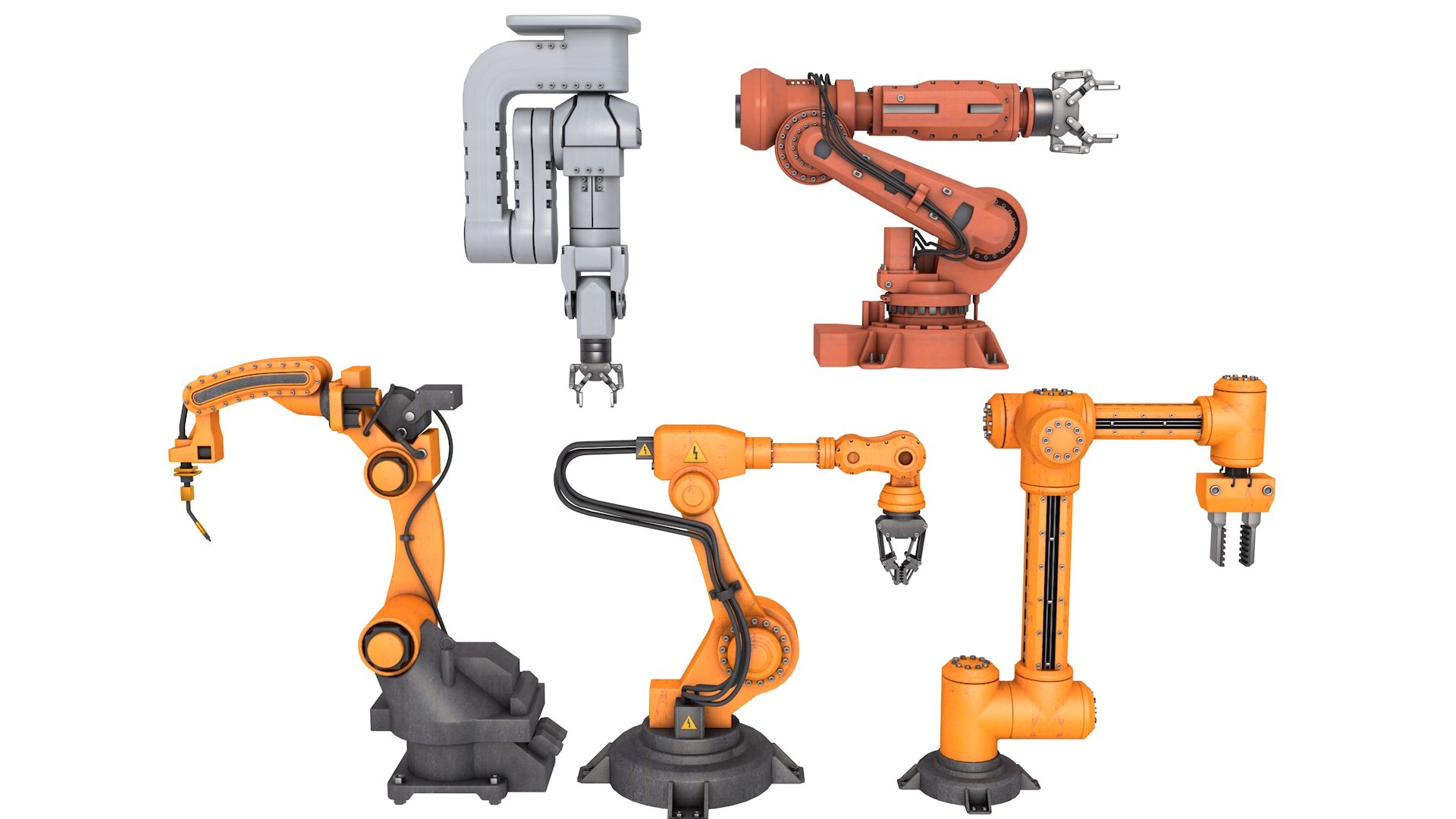 3D Model Industrial Robot Arm Collection - TurboSquid 2247792