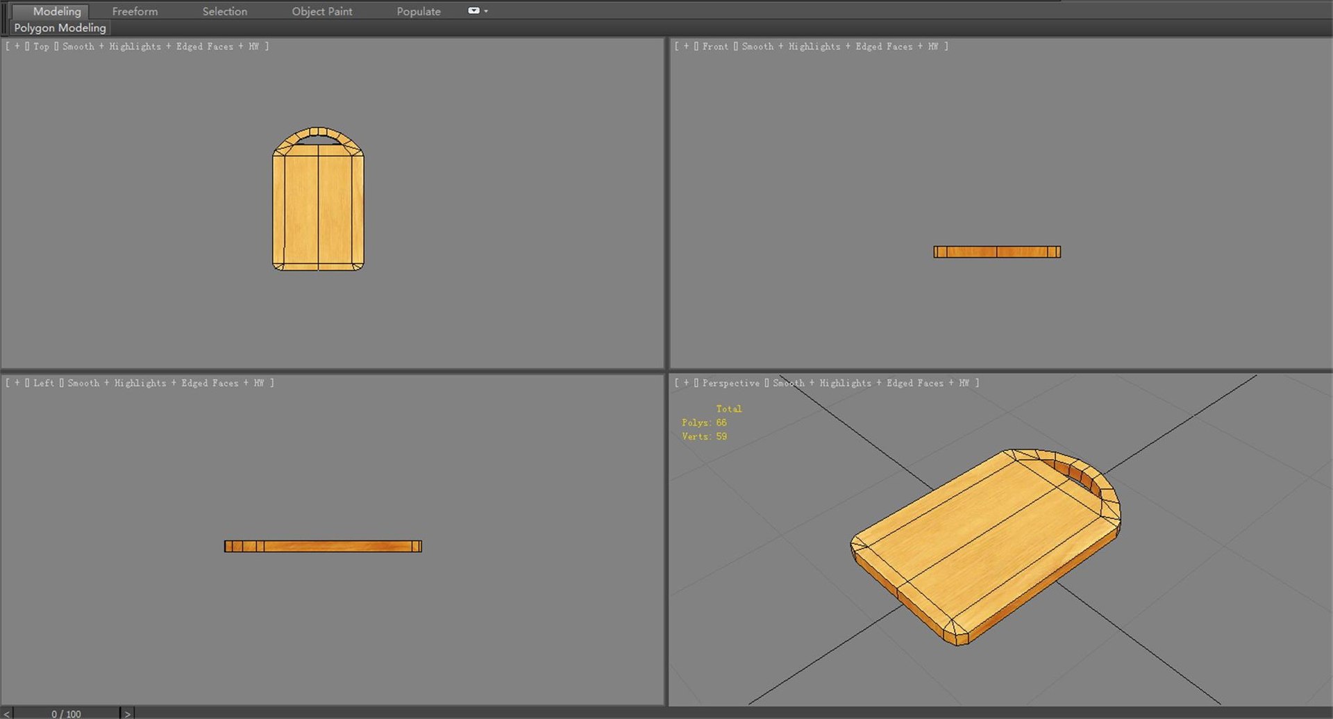 3D Cartoon Cutting Board - TurboSquid 2110462
