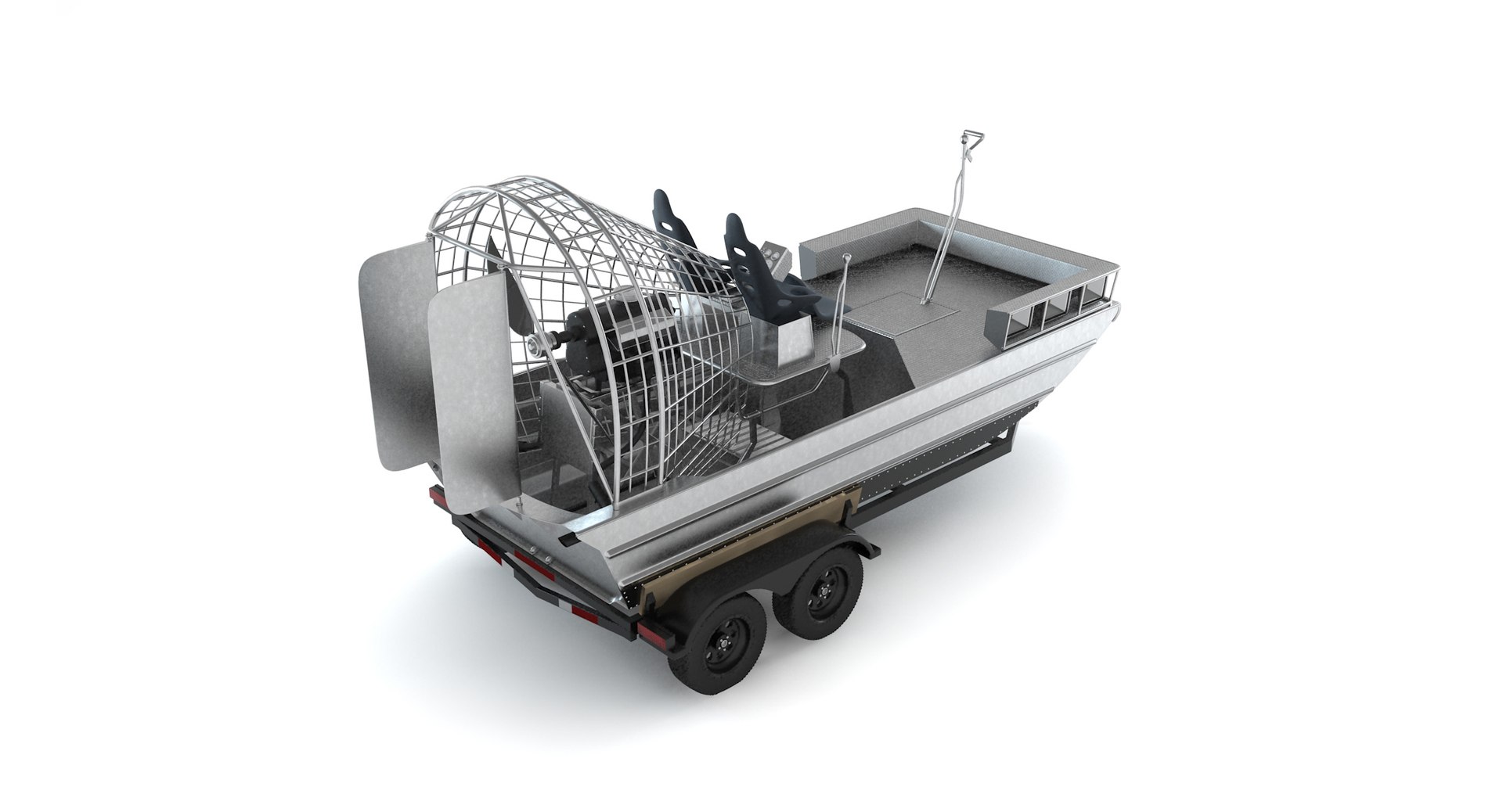 3d Airboat Trailer