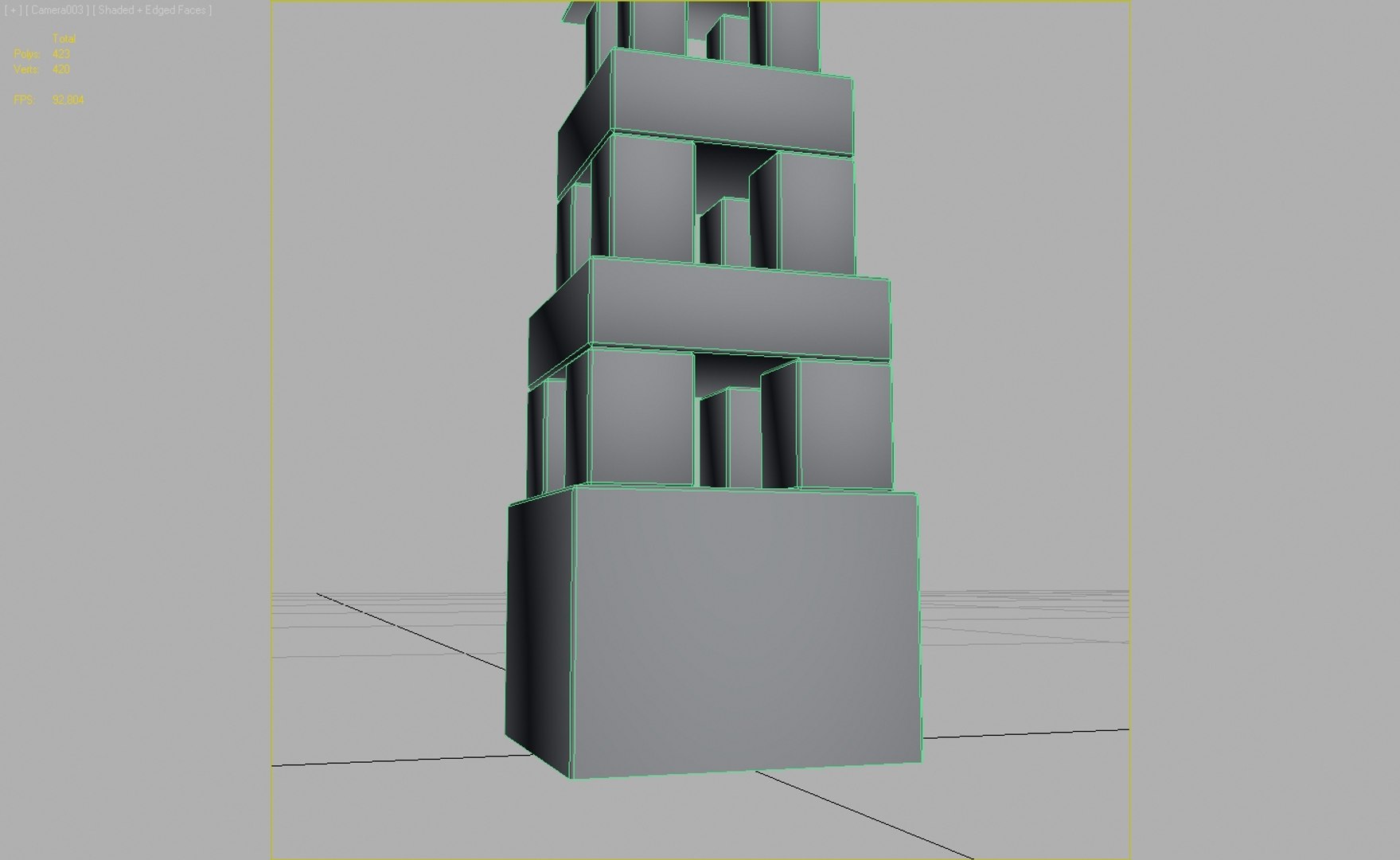 tower 3d max