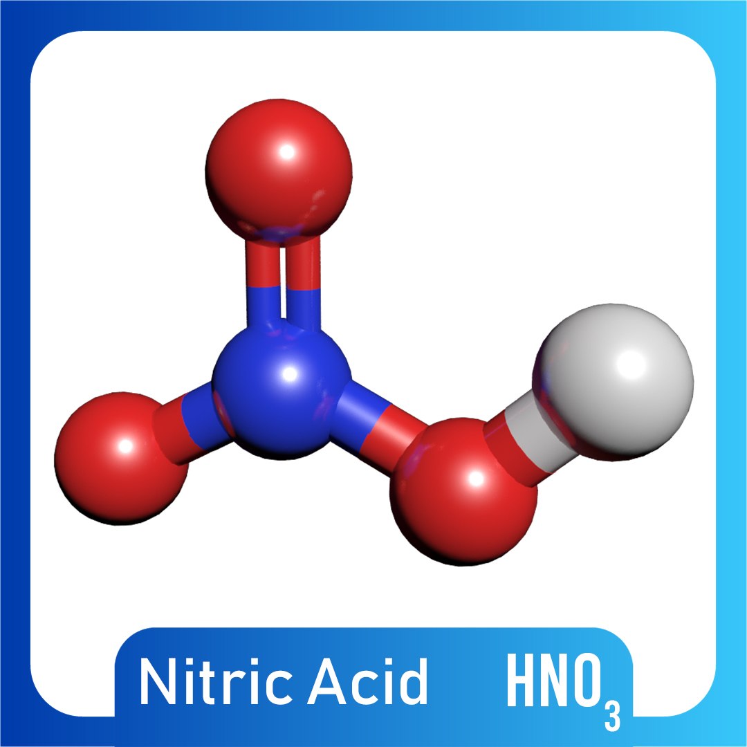 Hno3 Molecule Nitric Acid 3D Model - TurboSquid 1425784