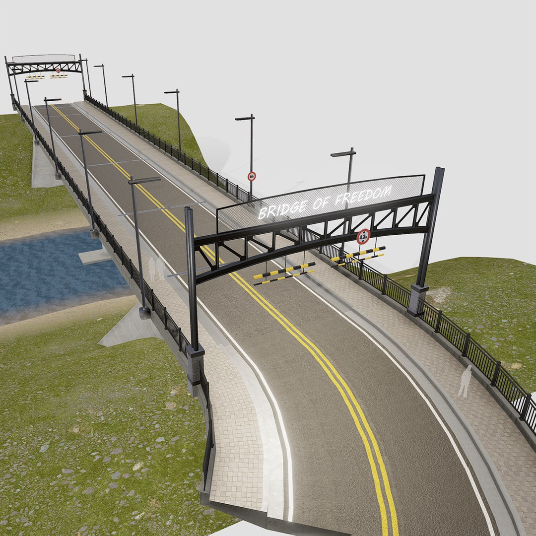 Plate Girder Bridge Model - TurboSquid 1872180